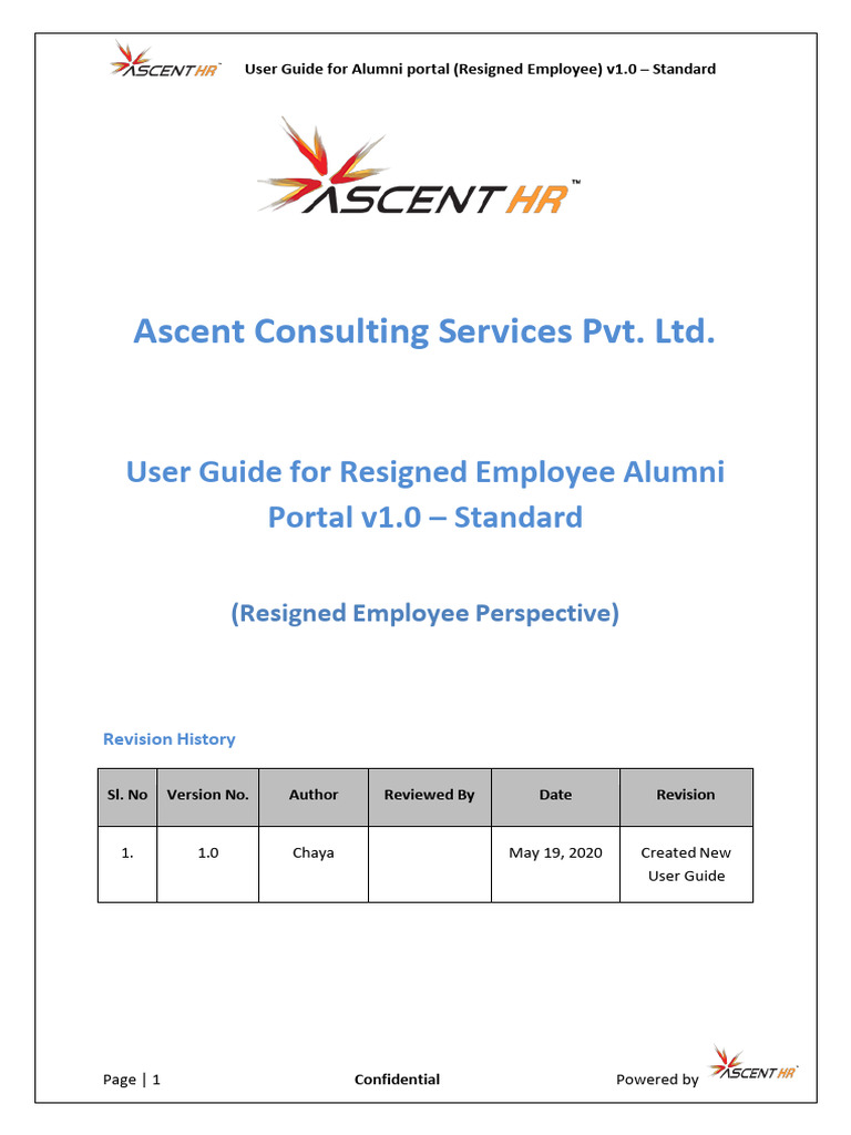 05 User Guide For Alumni Portal Resigned Employee Stohrm1 | PDF | Login ...