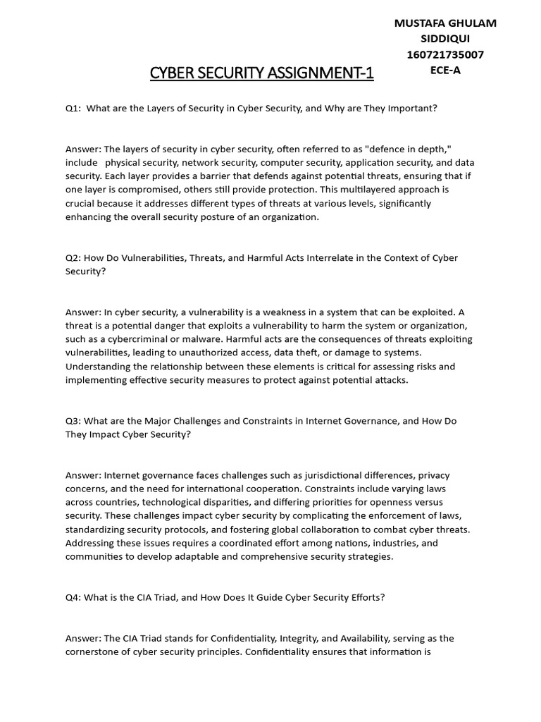 Cyber Security | PDF | Security | Computer Security