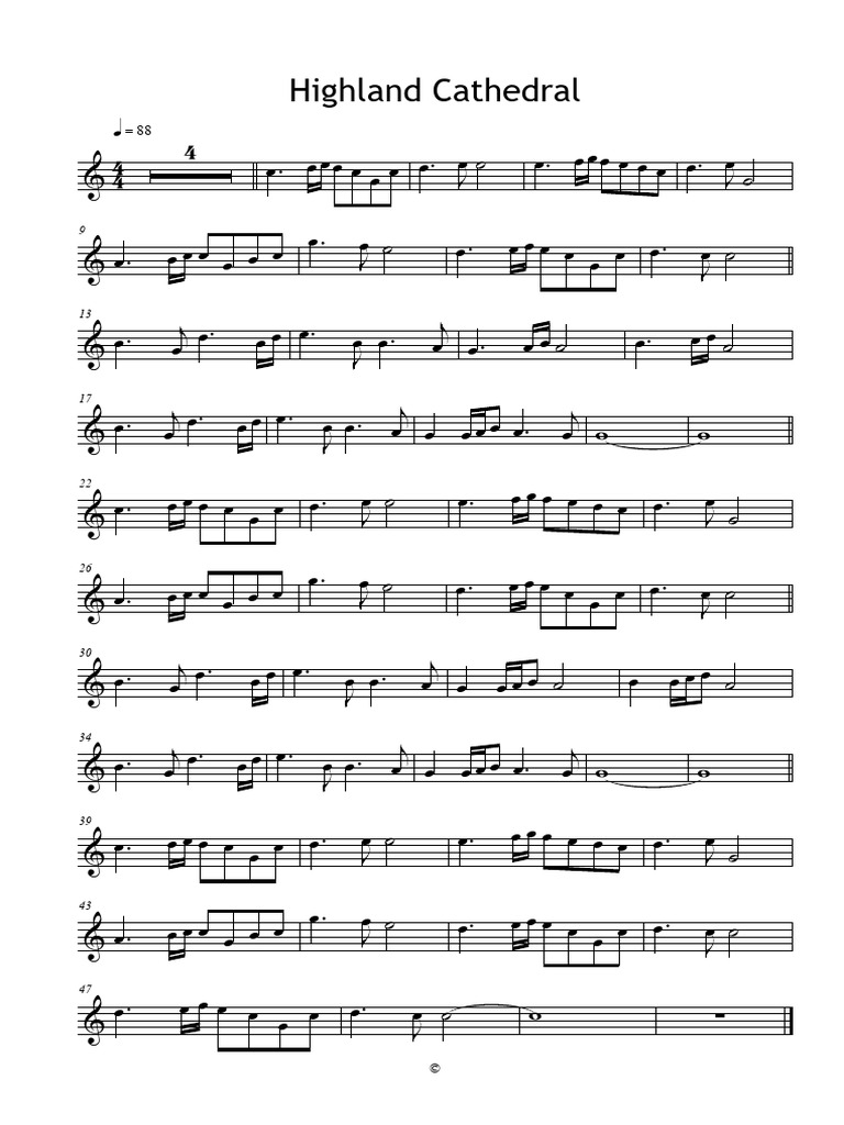 Highland Cathedral | PDF