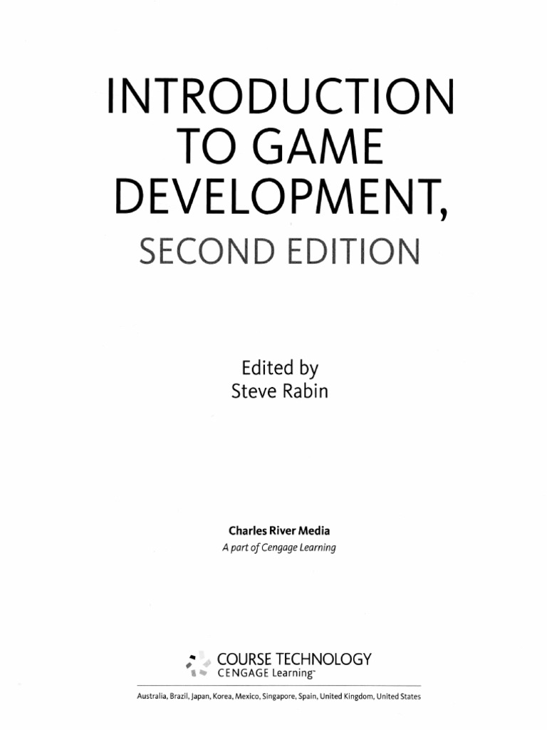 RABIN, S. Introduction To Game Development | PDF | Computer Programming | Computing