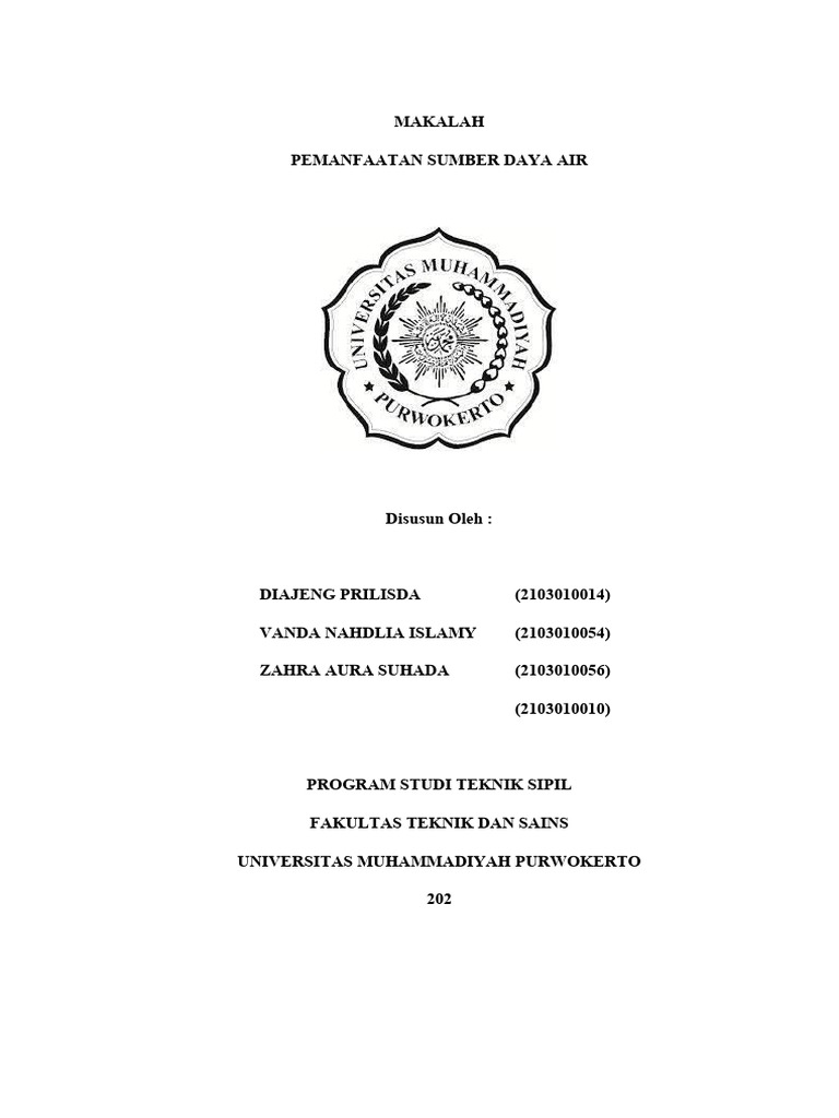 MAKALAH PSDA Fix | PDF