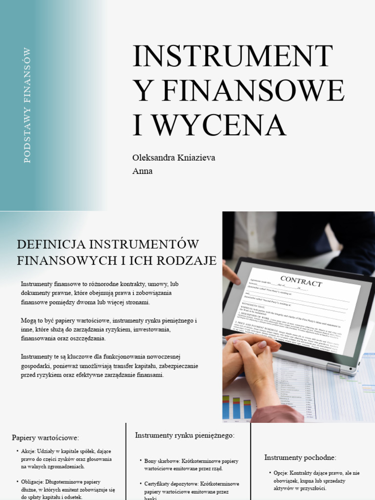 Podstawy Finansów | PDF