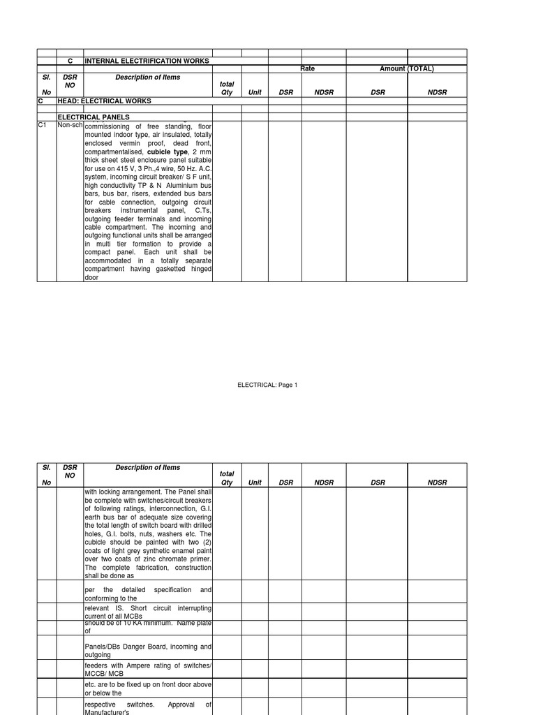 Boq Electrical | Electrical Wiring | Ac Power Plugs And Sockets