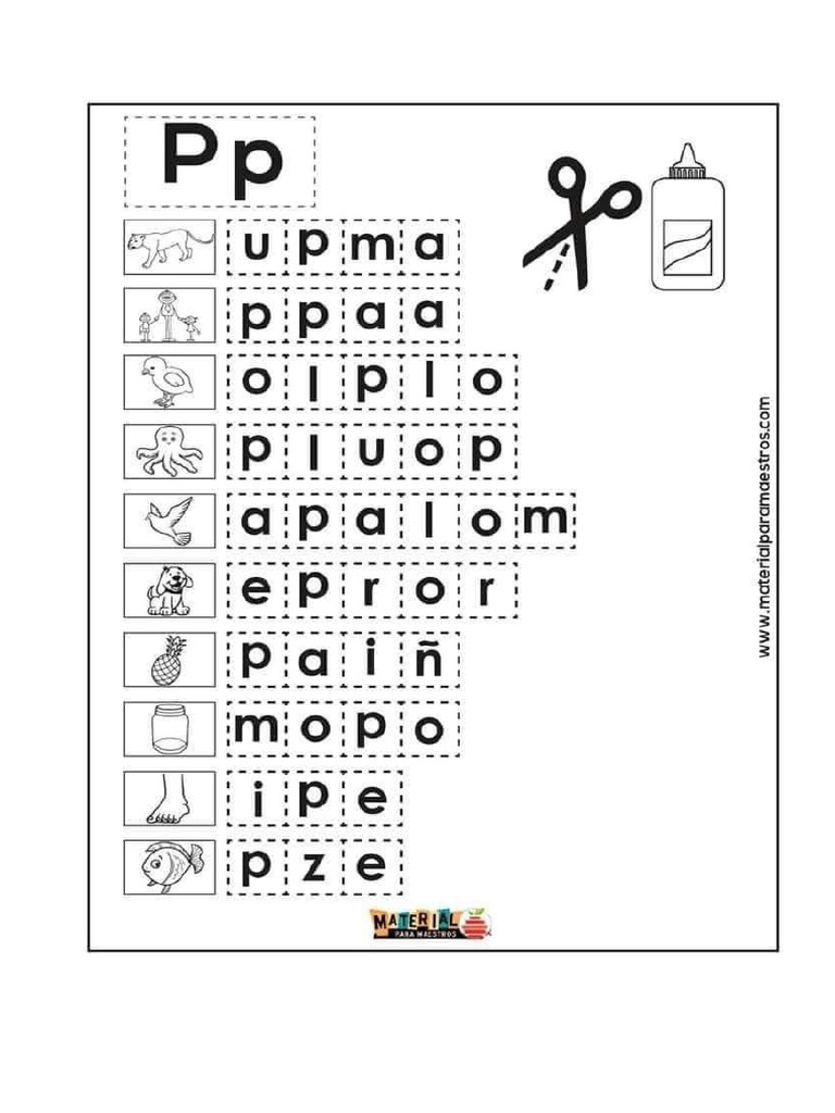 Ordenar Palabras Con p | PDF