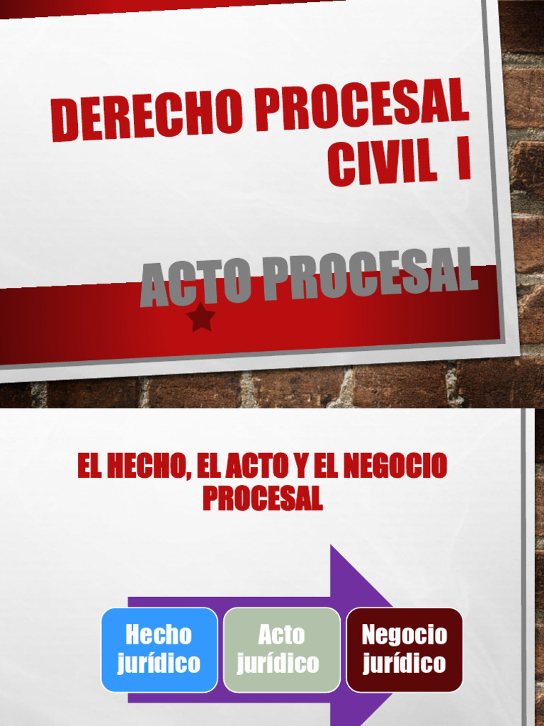 Acto Procesal | PDF