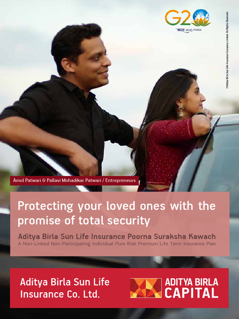 ABSLI Poorna Suraksha Kawach Plan V2 Brochure | PDF | Insurance | Medicine