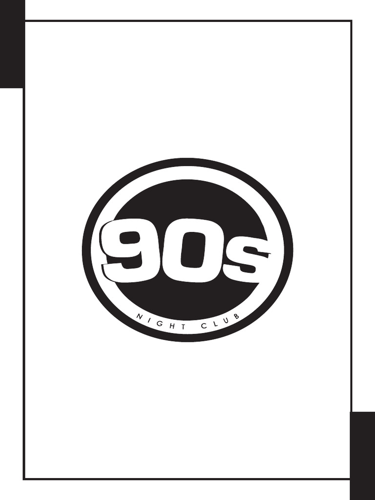 Menu 90s Club 1 | PDF