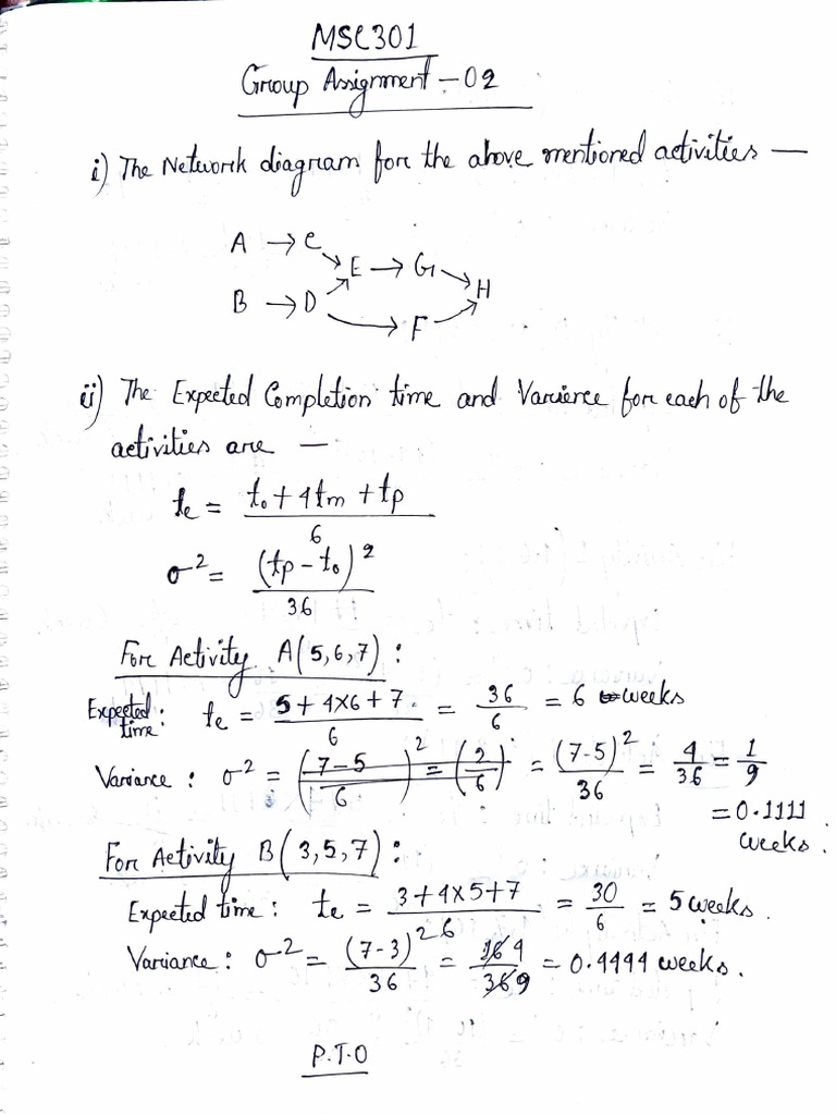 MSC301 Group Assignment 2 Project Management | PDF