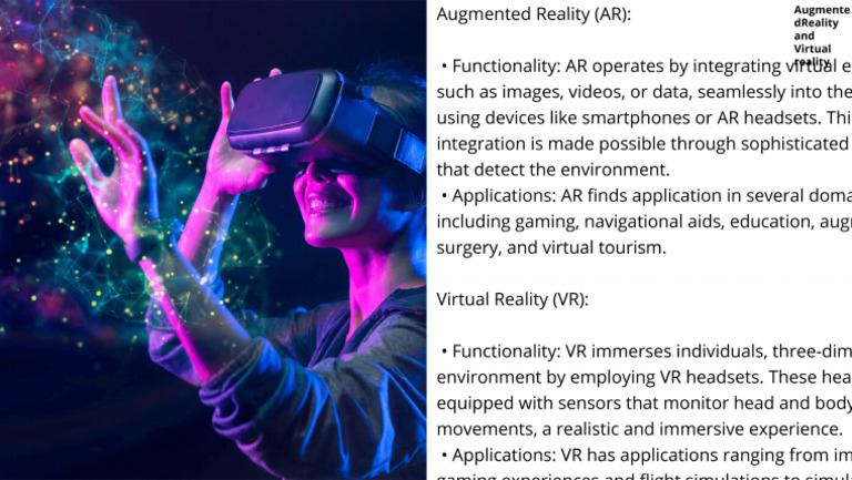 AugmentedReality and Virtual Reality | PDF