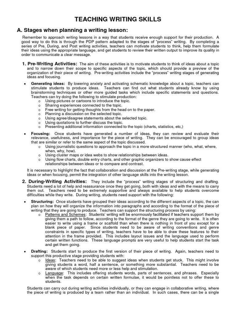 Stages | PDF | Teachers | Classroom