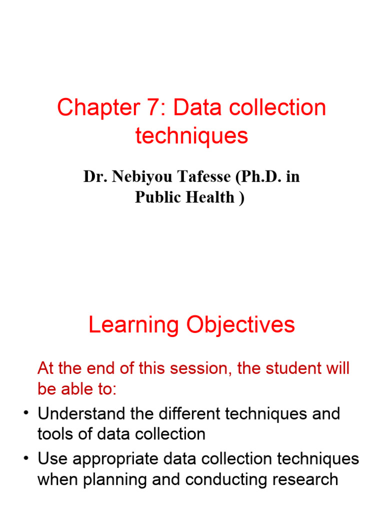 Chapter 8 Data Collection Techniques | PDF | Questionnaire | Qualitative Research