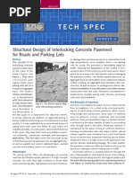 Method Statement of Interlocking Block | PDF | Road Surface | Concrete