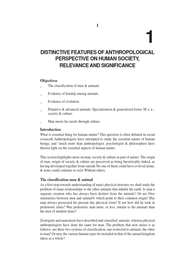 Sociology MA Part 1 Paper 2 Theoretical Anthropology English | PDF | Anthropology | Social ...