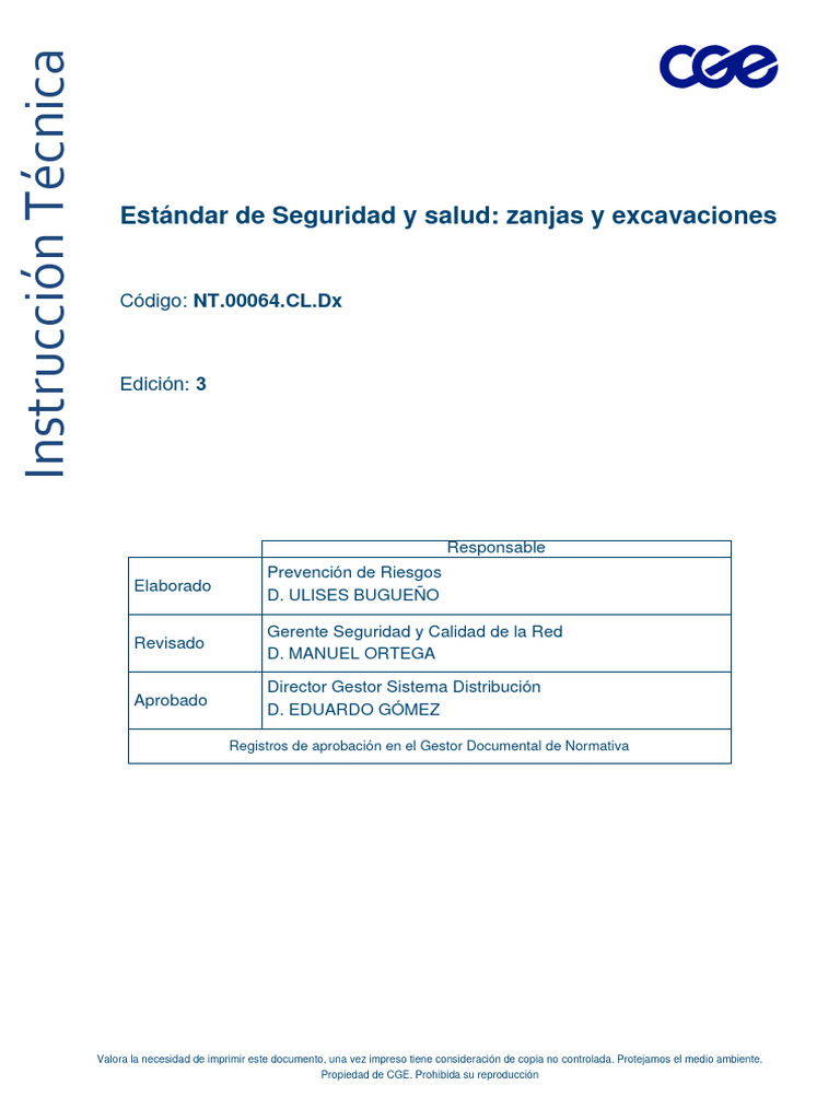 Seguridad en Zanjas y Excavaciones | PDF | Hormigón