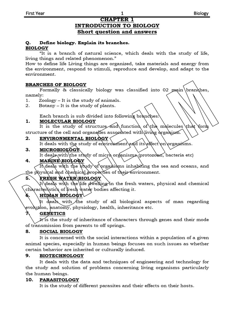 XI Biology (Sir Nasim Zulfiqar) | Download Free PDF | Nucleotides | Rna