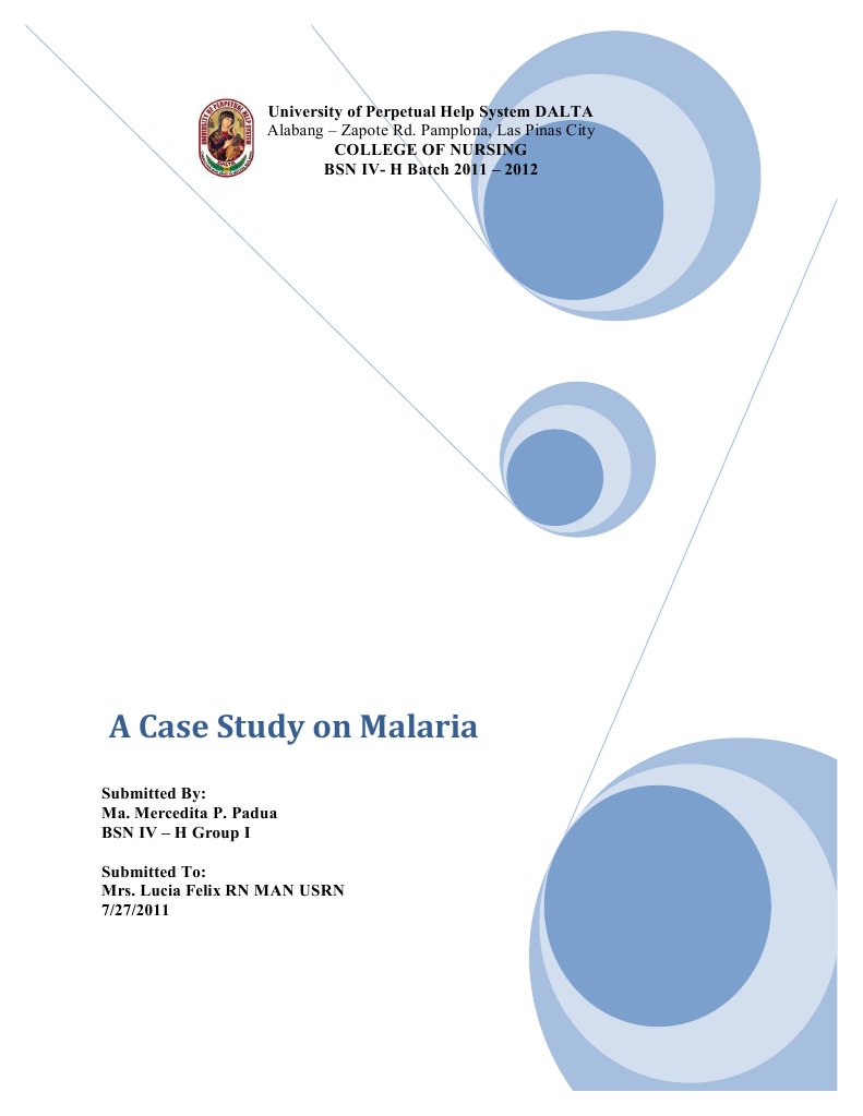 Malaria Case Study | PDF | Red Blood Cell | Hemoglobin