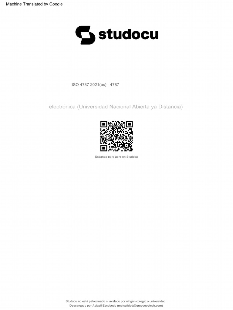 ISO 4787 2021 (Traducida) | PDF | Organización internacional para la ...