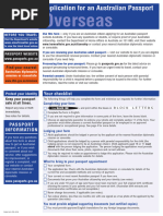 Adult Passport Application Checklist | PDF | Passport | Authentication
