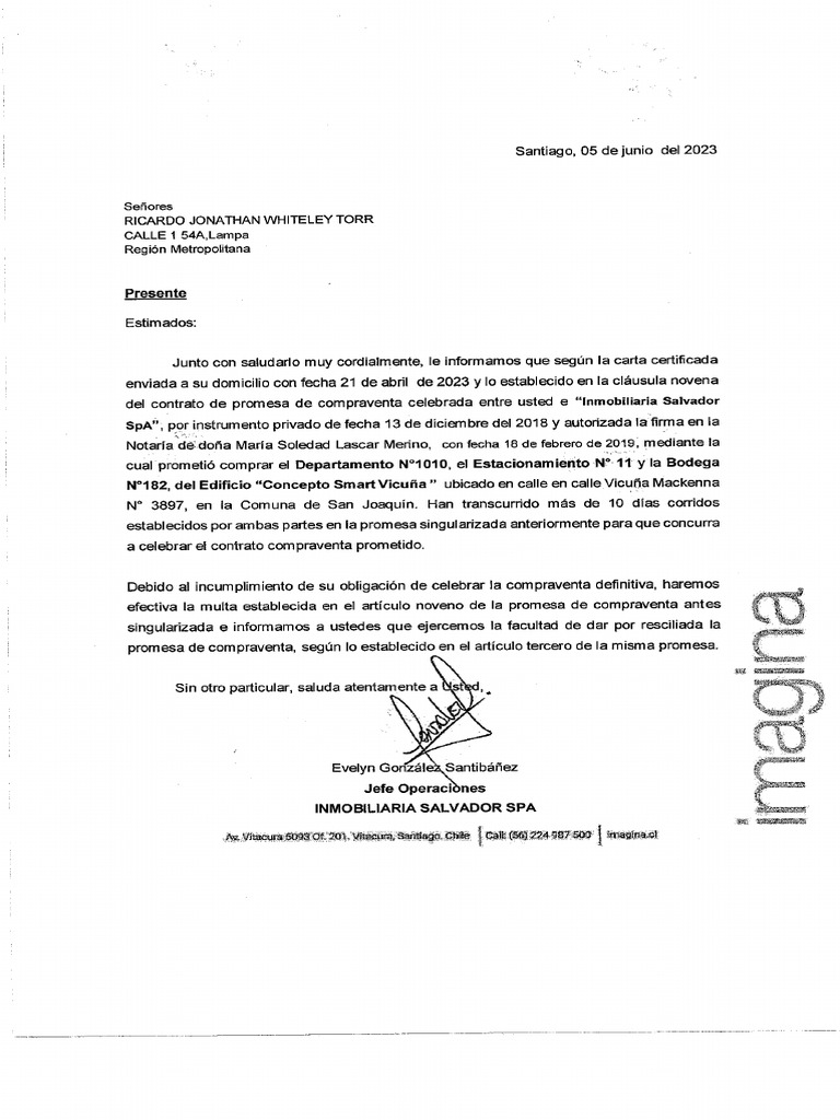 JGONZALEZ - 540 - d-1010 Carta C.M 2da | PDF