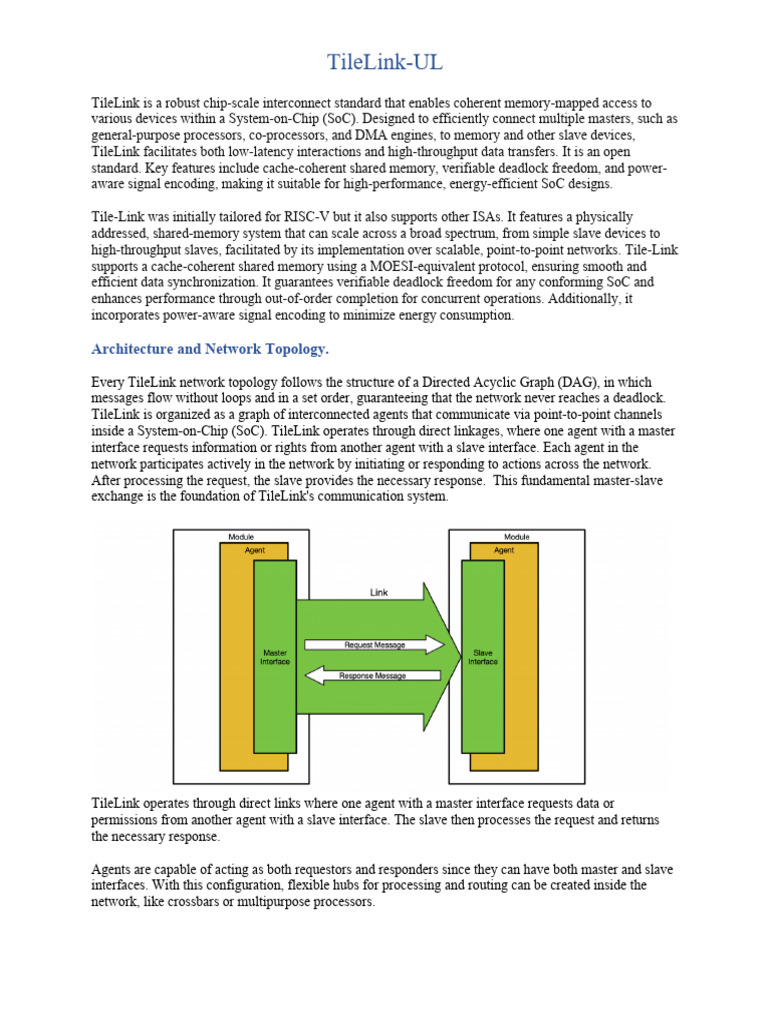 TileLink - Robust Chip | Download Free PDF | Computer Network | System On A Chip