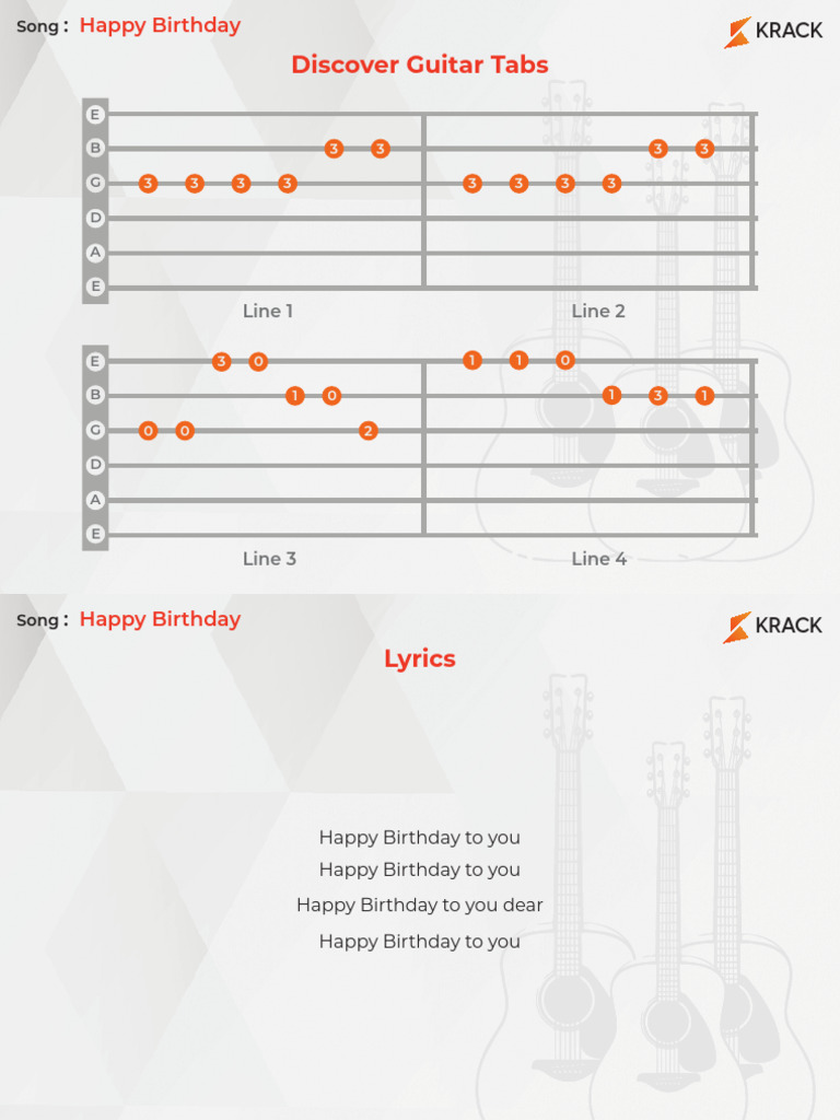 Happy Birthday - Music Sheet | PDF