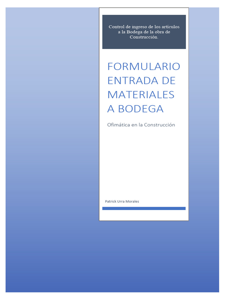 MANUAL DE PROCEDIMIENTOS DE BODEGA | PDF