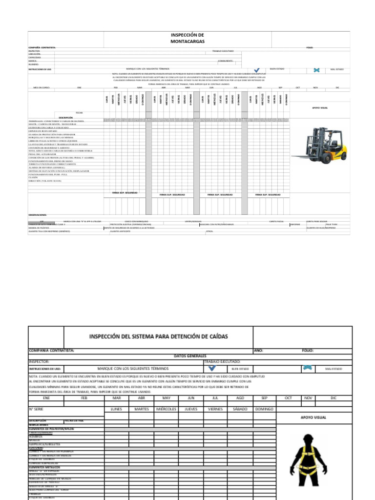 Formatos Check List | PDF