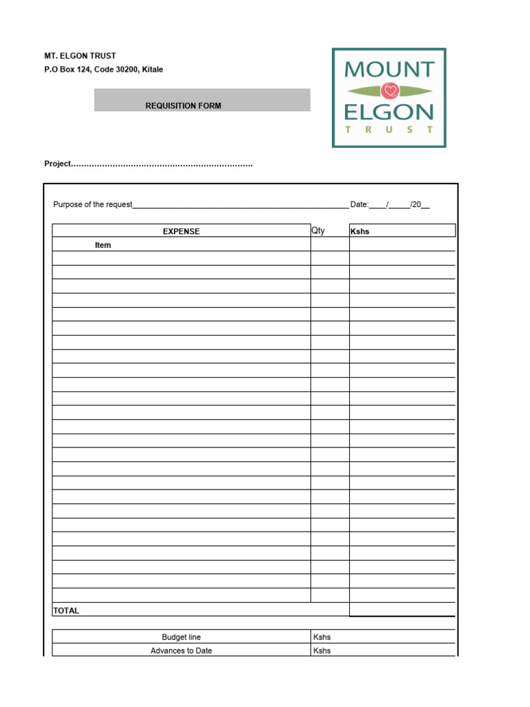 Requisition Template | PDF