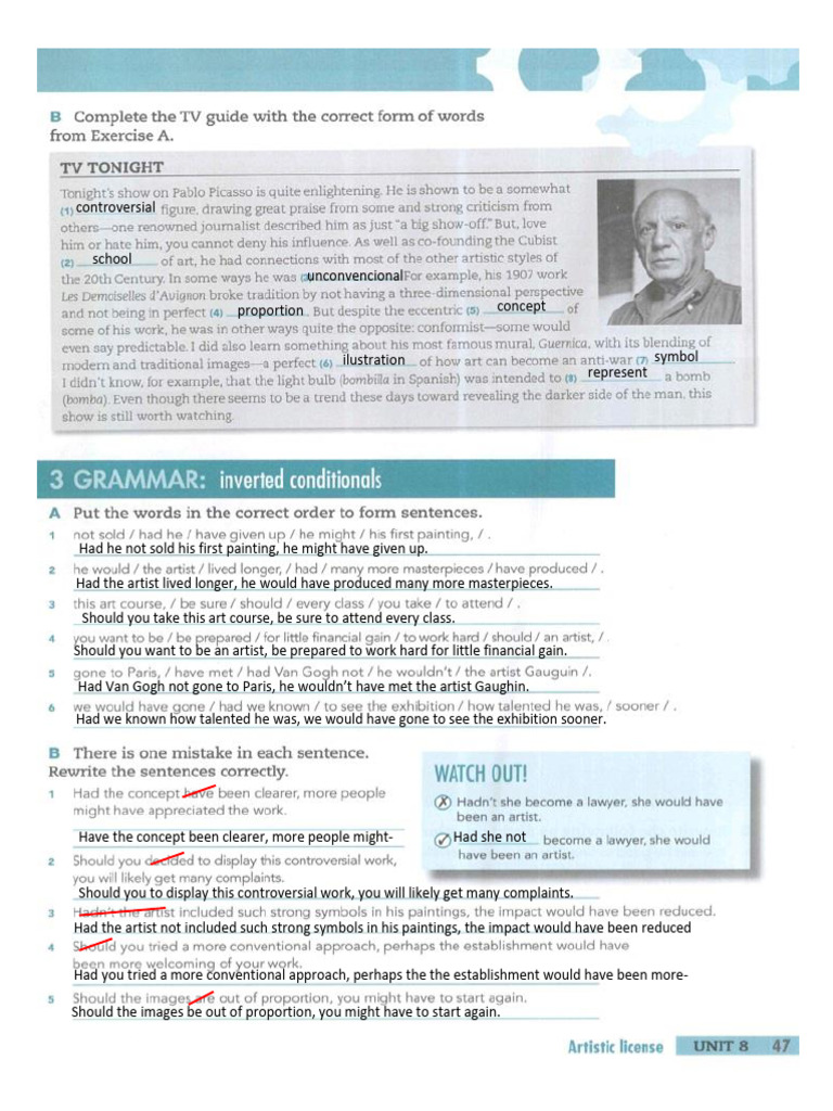 Workbook - Unit 8 | PDF