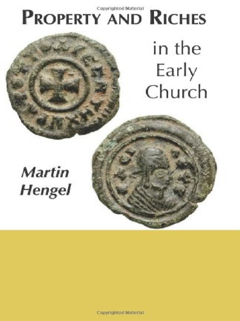 Property and Riches in The Early Church (Martin Hengel) (Z-Library ...