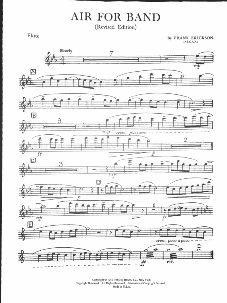 Air For Band - Parts | PDF