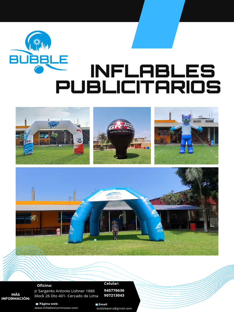 Inflables Publicitarios de Impacto | PDF | Diodo emisor de luz