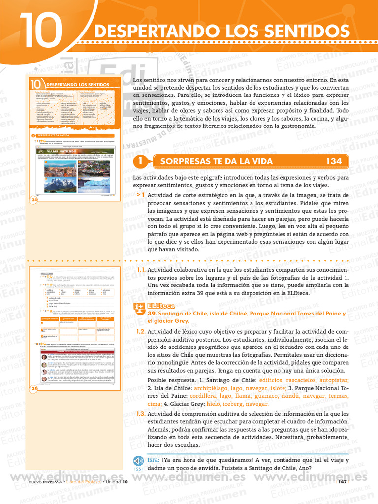 Unidad10 Nprisma Profesor b2 | PDF | Lingüística