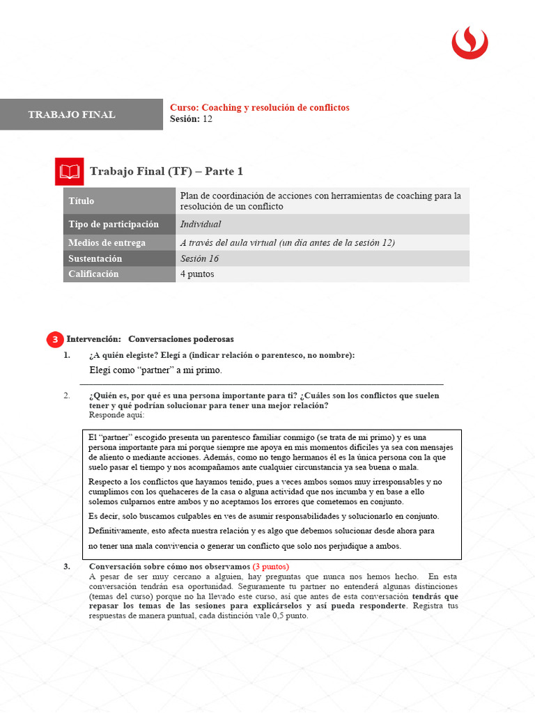 TF 1 - Entrega Parte 1 - Mauricio Antony Amado Aguilar | PDF | Las ...