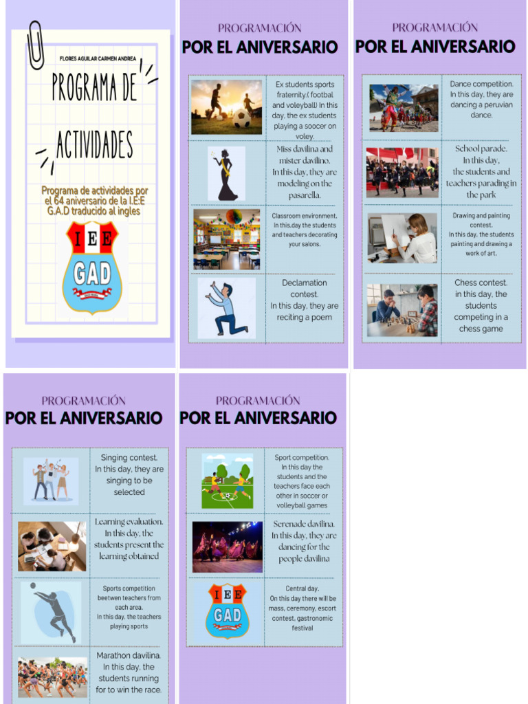 Estructura de Triptico | PDF