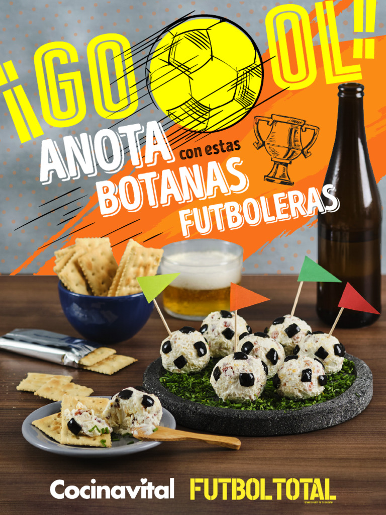 Recetas de Botanas Futboleras | PDF | Taco | Salsa