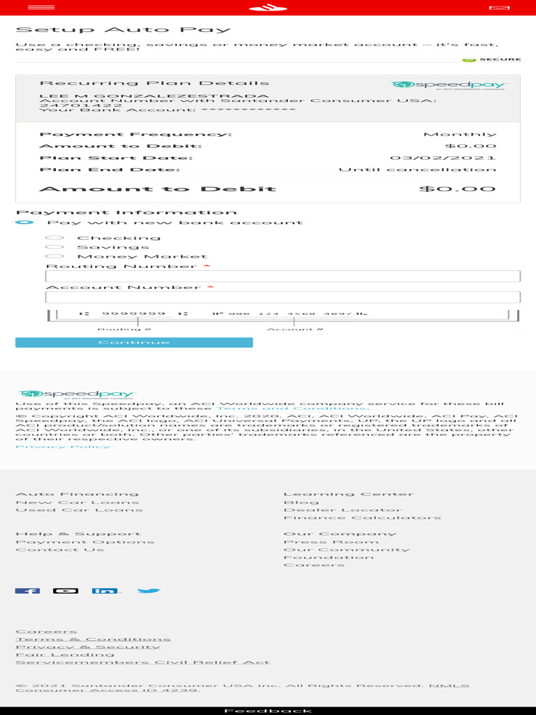 Setup Auto Pay - MyAccount | PDF | Finance & Money Management