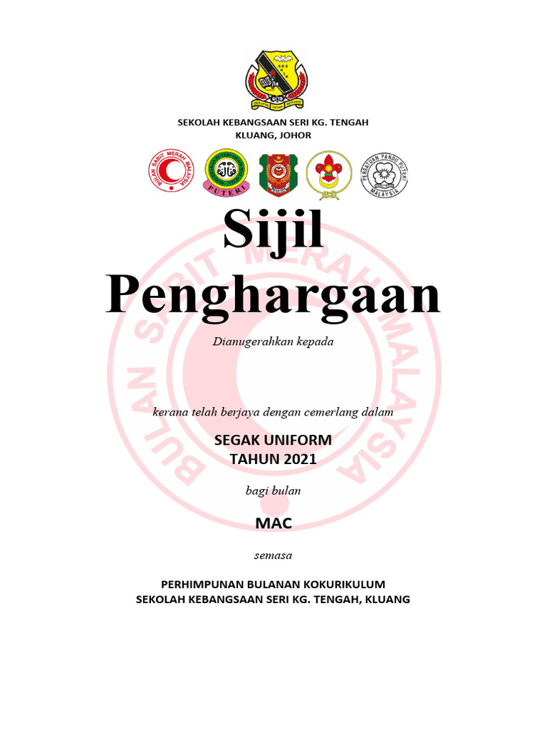 Sijil BSMM | PDF