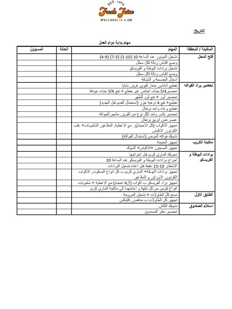 Opening Side-Work | PDF