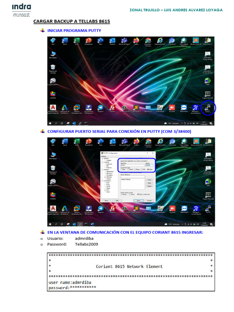 Cargar Backup A Router Tellabs 8615 | PDF | Protocolos de ...