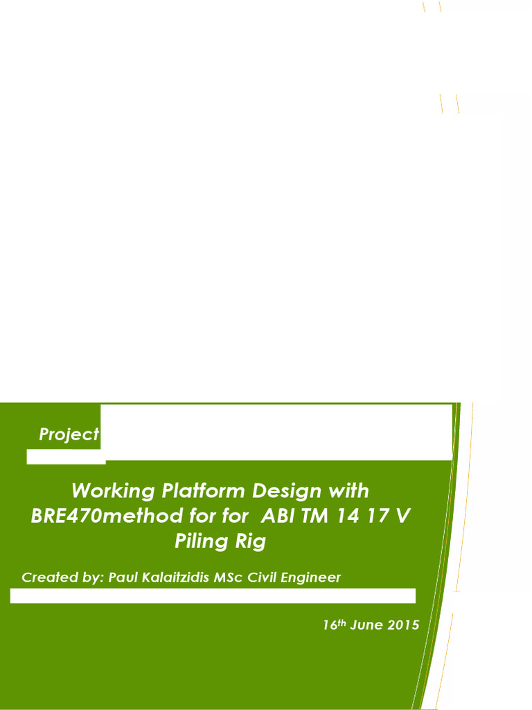 Piling Mat Design | Download Free PDF | Deep Foundation | Crane (Machine)