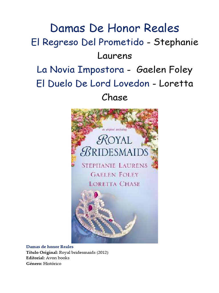 Damas de Honor Reales | PDF | Francia