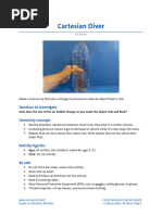 Cartesian Diver Lab Report | PDF | Scuba Diving | Buoyancy