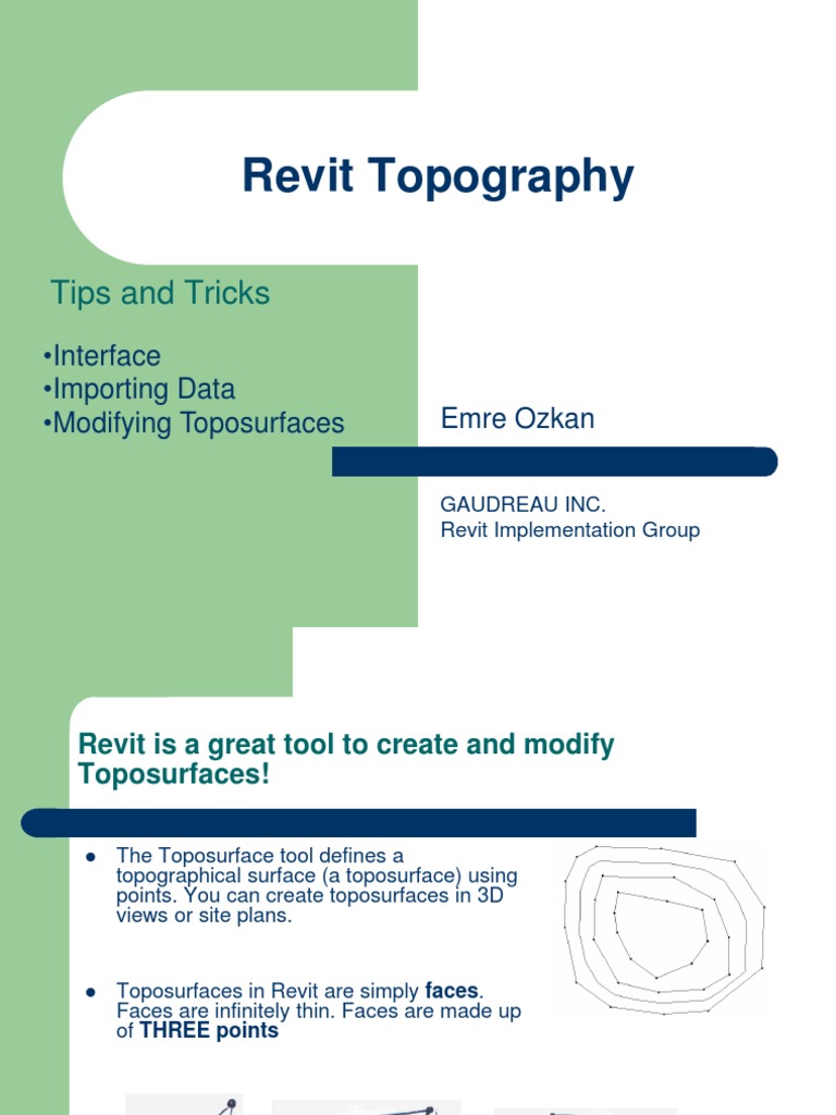 Revit Topography | PDF | Autodesk Revit | Topography