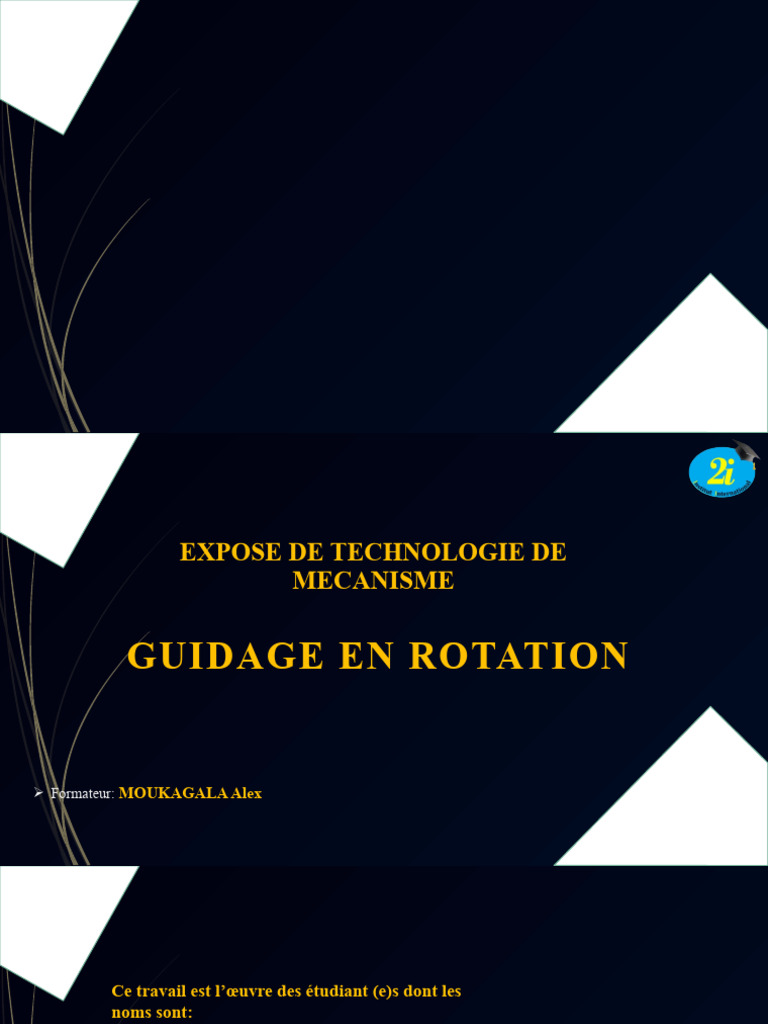 Technologie de Mecanisme 2 - 114900 | PDF | Palier (mécanique) | Rotation