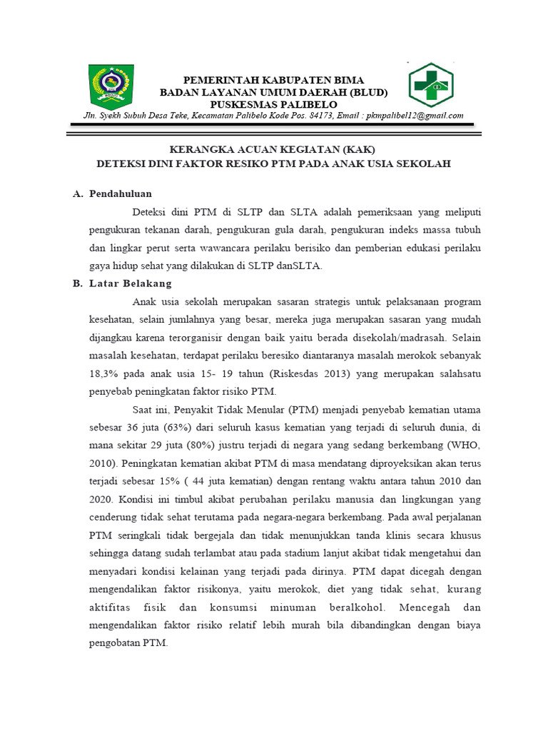 Kak DD FR PTM Disekolah Fix | PDF