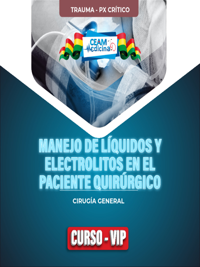 Manejo de Liquidos y Electrolitos 2023 | PDF | Sodio | Potasio
