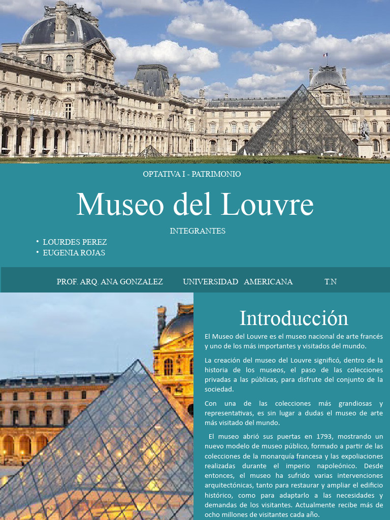 Casos de Intervencion Del Patrimonio - Museo de Louvre | PDF | Museo | Lumbrera