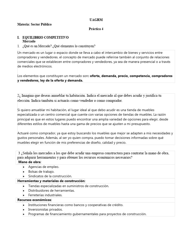 PR Ã¡ctica-4 | PDF | Oferta y demanda | Oferta (economía)