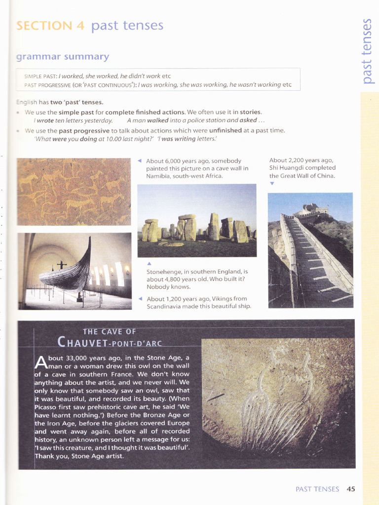 Pasado Simple Y Continuo Pdf Grammar Language Mechanics